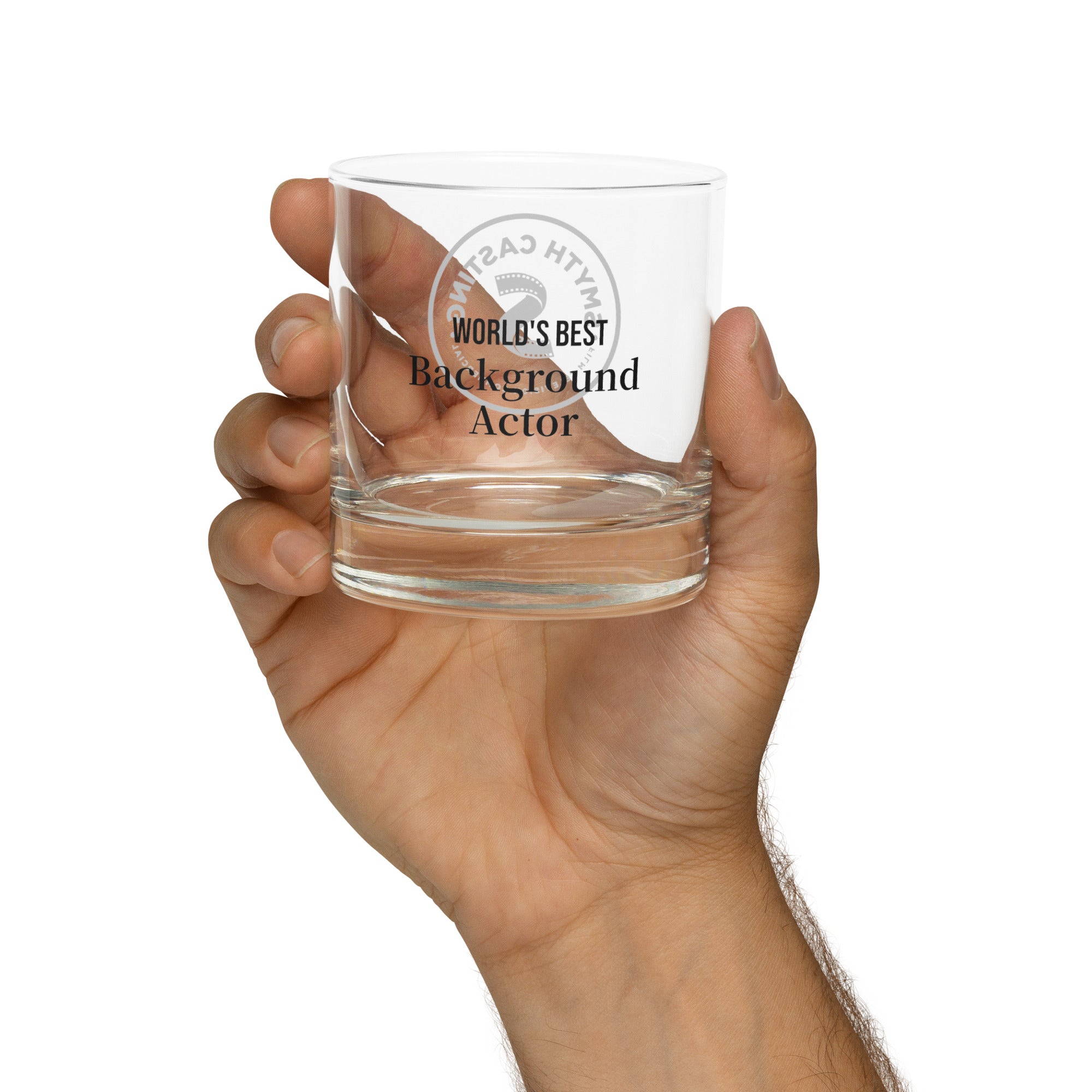 World's Best Background Actor Rocks glass – Smyth Casting